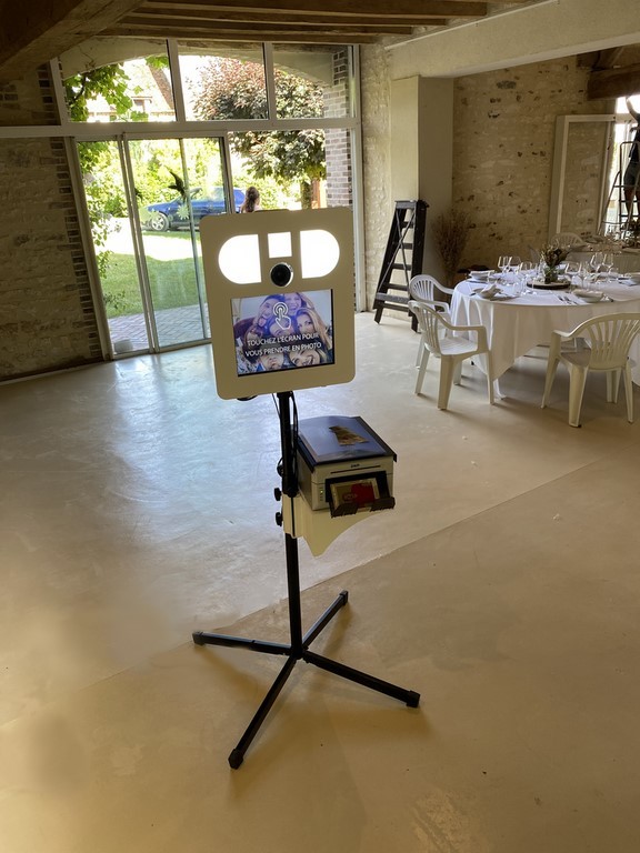 Décor photobooth borne selfie pour mariage