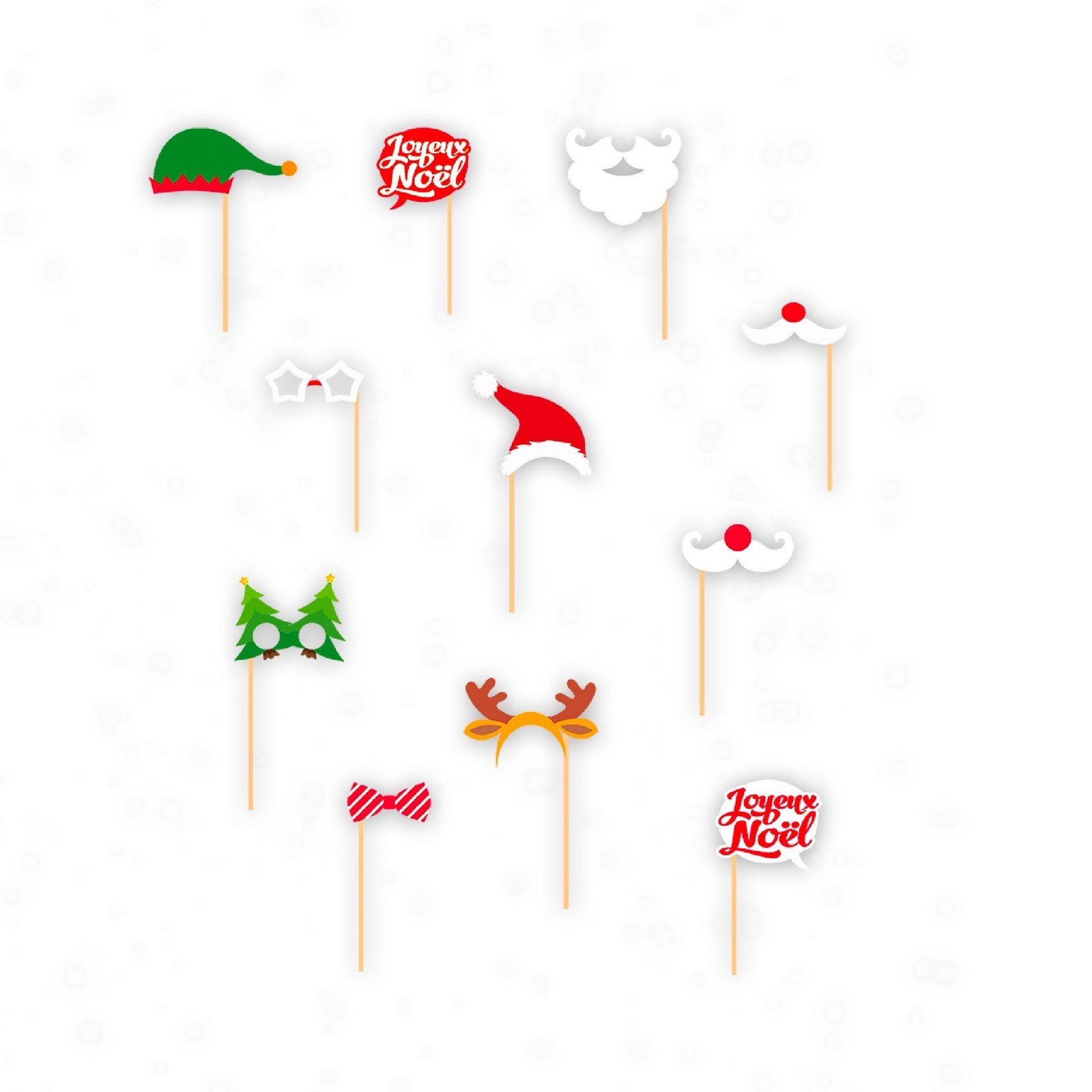 accessoires photobooth noel